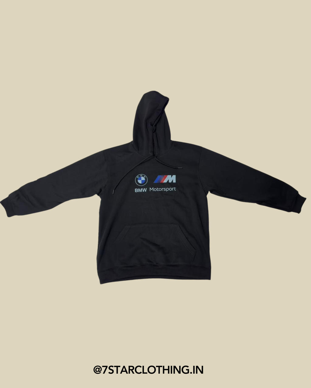 BMW Motorsports Themend Hoodie in Black Color With Premium design on B ...